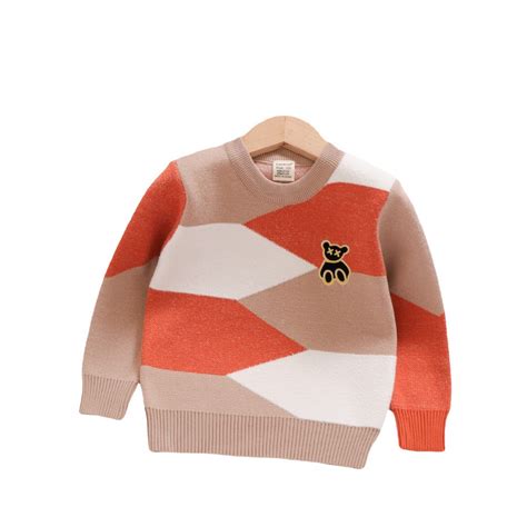 Badu Bg 2023 Есен Зима Детски карикатурни плетени пуловери Пуловер Детски бебешки пуловер за