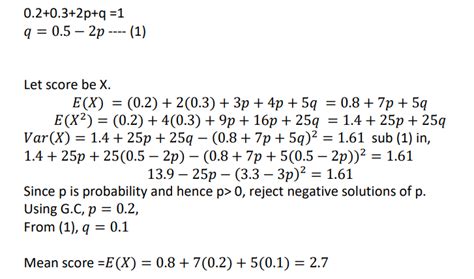 2021 H2 A Level Mathematics Paper 2 Worked Solutions Emily Learning