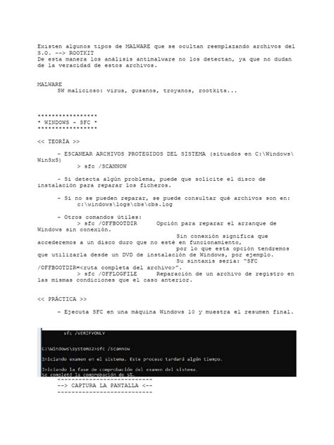 Sfc Y Rootkit Hunt Pdf Informática Ingeniería De Software