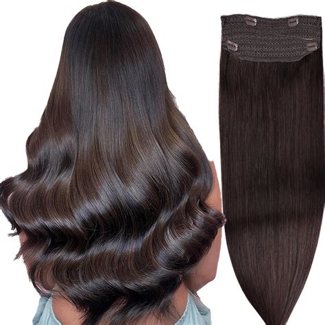 Wire Hair Extensions，diyomo Halo Hair Extensions Real