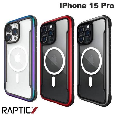【楽天市場】 ネコポス送料無料 Raptic Iphone 15 Pro Shield Magsafe対応 耐衝撃ケース ラプティック