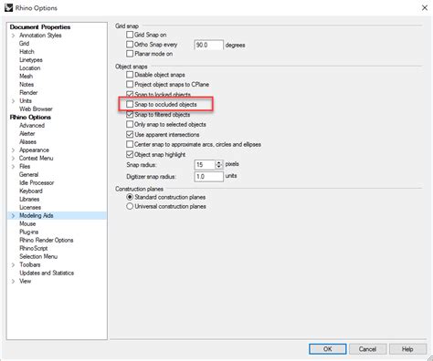 WISH Add Only Visible Geometry OSNAP Mode Rhino For Windows McNeel Forum