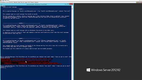easypowershell send mailmessage using variables and read host youtube