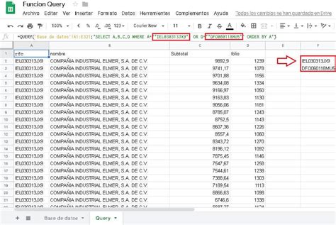 Funcion Query Google Sheets NivelProExcel Excel