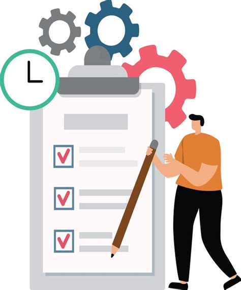 premium vector task management project timeline or schedule planning