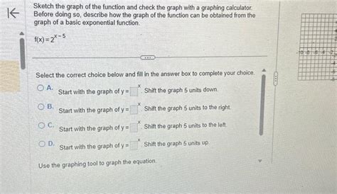 Solved Sketch The Graph Of The Function And Check The Graph