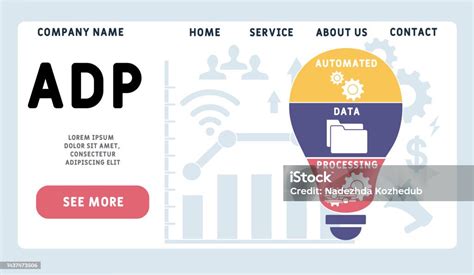 Adp Automated Data Processing Acronym Stock Illustration Download Image Now Automated