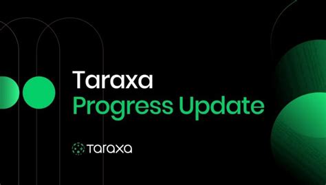 Taraxa Progress Update November 2022 By Steven Pu Taraxa Project Medium
