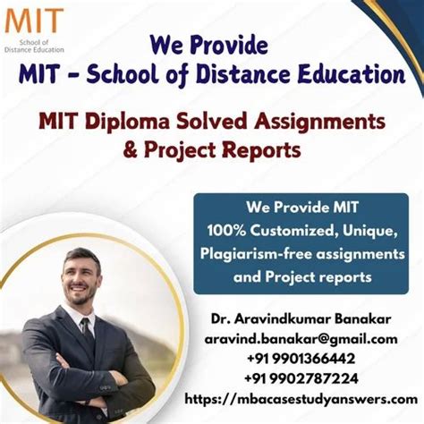 Mit Mba Project Reports Mit Mba Solved Assignments Mit Emba Customized Assignments