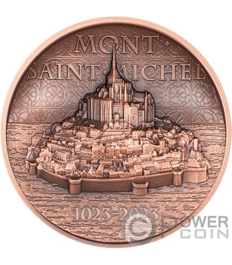 Mont Saint Michel Moneta Rame 1 Cook Island 2023