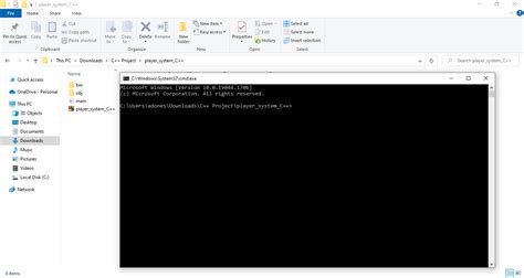 player management system project in c with source code
