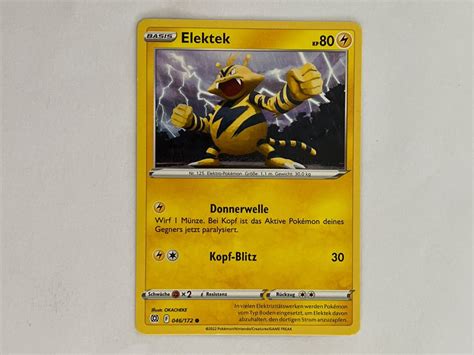 Pokemon Elektek 046 172 Kaufen Auf Ricardo