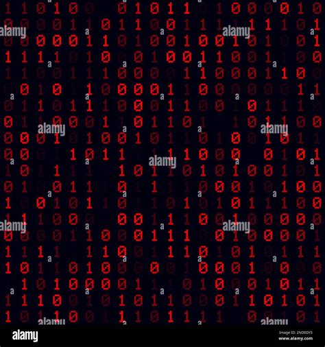 matrix background red filled binary background small sized seamless