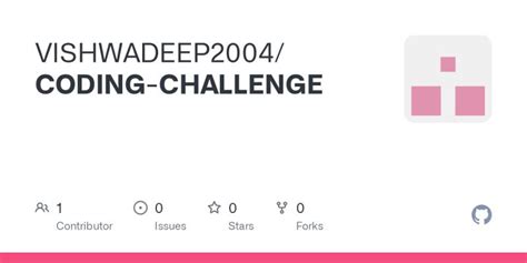 K Vishwadeep On Linkedin Github Vishwadeep2004coding Challenge