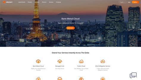 Raksmart香港 日本 新加坡100M裸金属服务器 359 月起不限流量 三网直连 支持Windows 主机日志