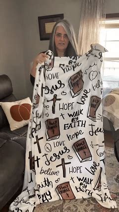 🎄christmas Sale 49 Off 🔥super Soft Christian Bible Jesus Throw Blanket