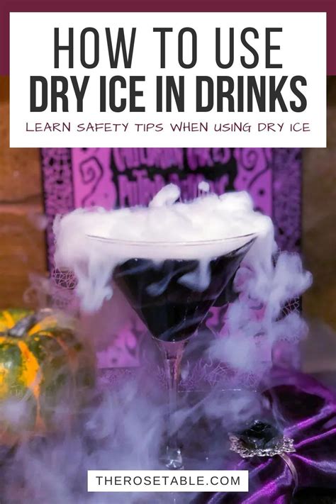 How To Safely Use Dry Ice In Drinks How Can This