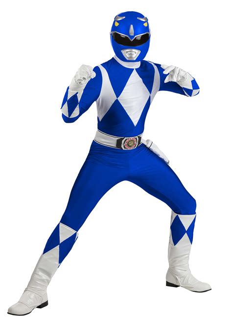 Blue Power Rangers Costumes Halloween Costumes