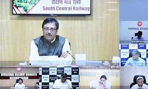 South Central Railway Gm Arun Kumar Jain Holds Meeting With Mps In