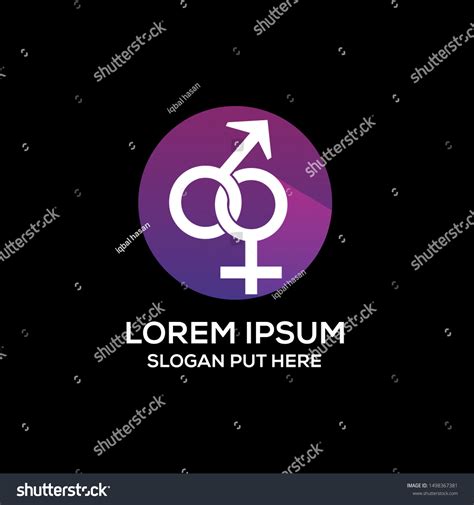 Infinity Sex Symbolapps Logo Design Template เวกเตอรสตอก ปลอดคาลขสทธ