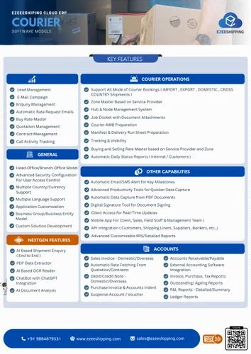 Logistics Erp Software Development Free Demo Available Single User At