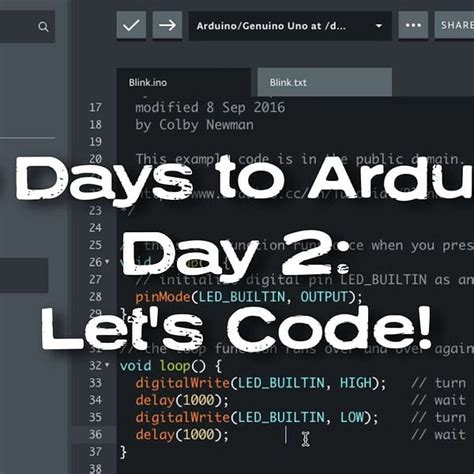 30 Days To Arduino Lessons Maker Hacks