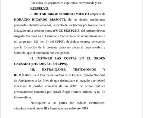 Ricardo Biasotti Fue Sobreseído Tras La Denuncia De Abuso De Anna