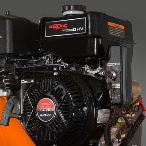 6 Inch E Start Ducar 420cc 15hp Gasoline Engine Powered Drum Wood Chip