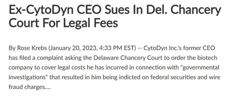 Felon Conman And Moron Nader Z Pourhassan Sues Cytodyn For Not Paying