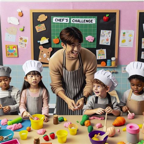 Chefs Challenge Activity For 4 Year Olds In Preschool Classroom Ai