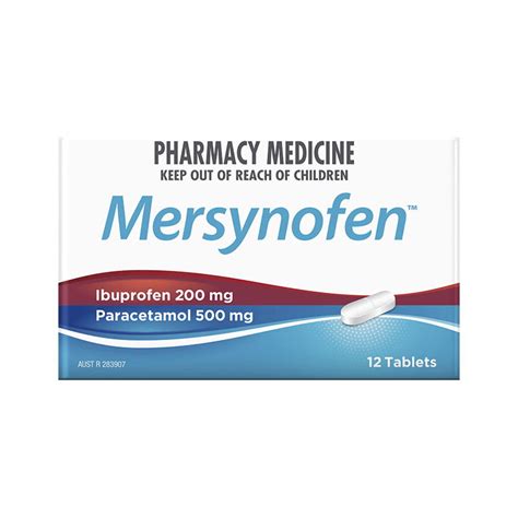 Mersynofen 12 Tablets Wholelife