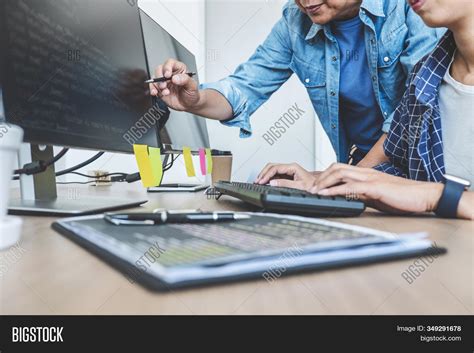 writing codes typing image and photo free trial bigstock