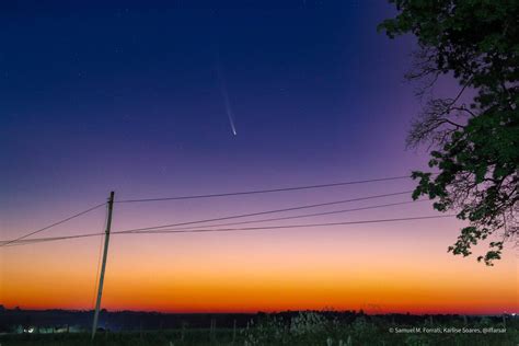 Fotos Mostram A Passagem Do Cometa Do Século Em Santo Ângelo Rádio Missioneira São Luiz