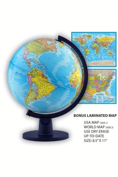 Scout Globe Bonus Usa And World Map On Sale Ultimate Globes