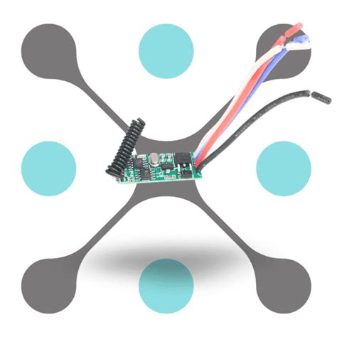 433mhz mosfet qiachip wireless rf receiver remote control