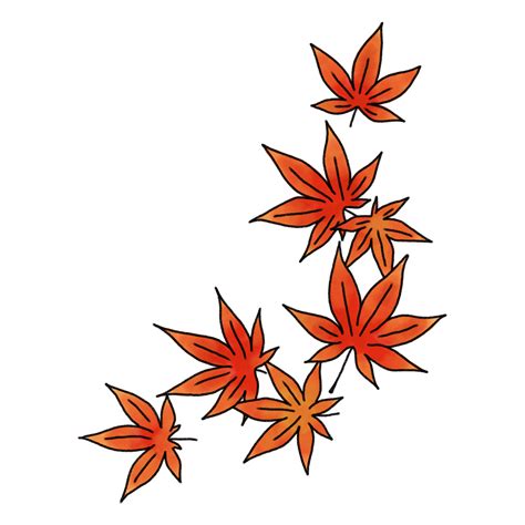 一筆箋のテンプレート｜もみじ Greenstock40