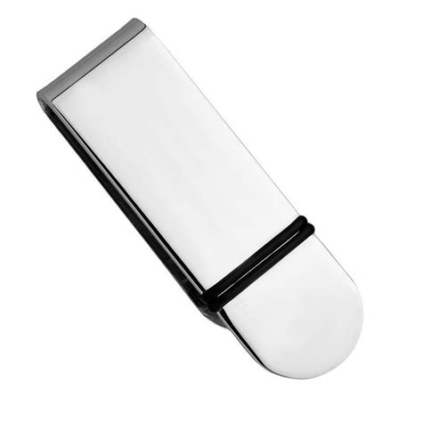 Lynx Stainless Steel Money Clip Men Steel Stainless Steel Black