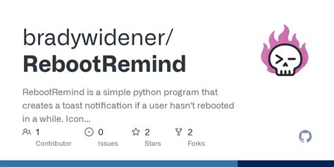 Github Bradywidenerrebootremind Rebootremind Is A Simple Python