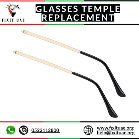 Glasses Temple Replacement 0522112800 Fixit Uae