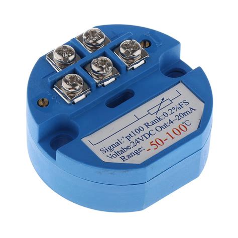 Temperature Sensor Transmitter Module 24vdc 4 20ma Pt100 Sbw 50 100 D