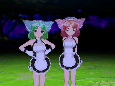 Old 3dcg Picture 2 Neko Twins By Xxsoulsealerxx On Deviantart