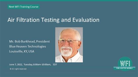 Air Filtration Testing And Evaluation