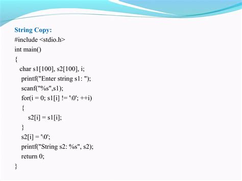 Strings Ppt