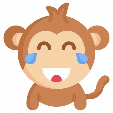 Laughing Emoticons Feelings Emoji Monkey Face Icon Download On