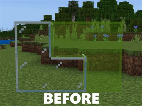 Connected Glass Addon 119 118 Mcpebedrock Mod Mc Modnet