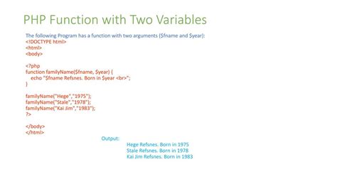 Php Built In Functions Ppt Download