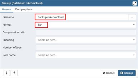 การนำเข้าและส่งออก Dump Files ไปยัง Postgresql คู่มือการใช้งาน Ruk Com Cloud Paas