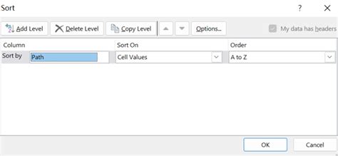 How Can I Order Folders And Files Based On The Sharepoint File Path In An Excel File Stack