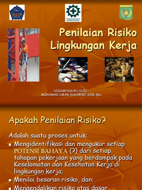 Penilaian Risiko Kesehatan Kerja Pdf