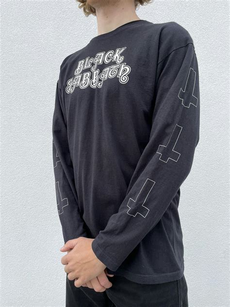 Black Sabbath Black Sabbath Cross Longsleeve | Grailed